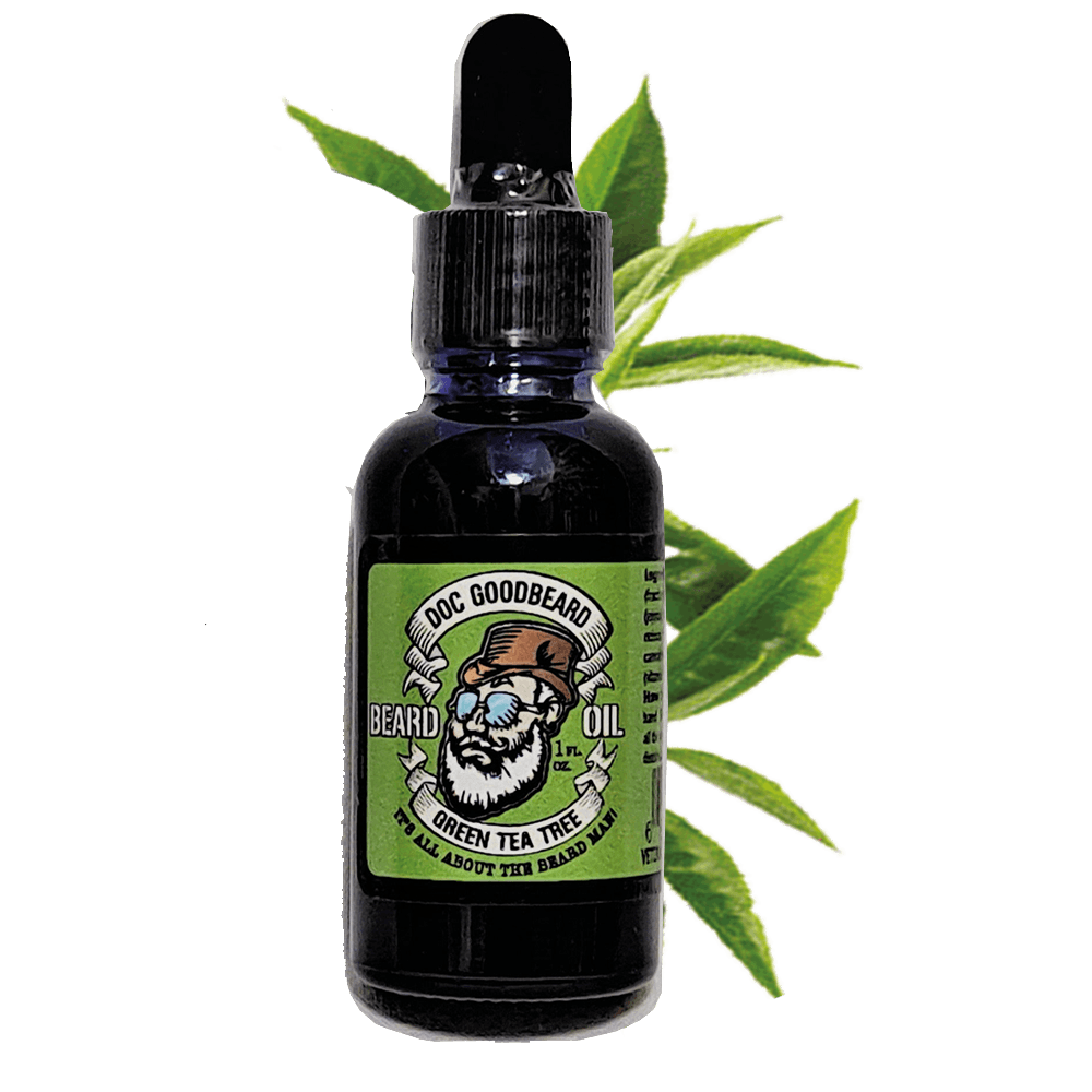 GREEN TEA TREE BEARD OIL (Spice & Mint) – Doc Goodbeard Beard Care